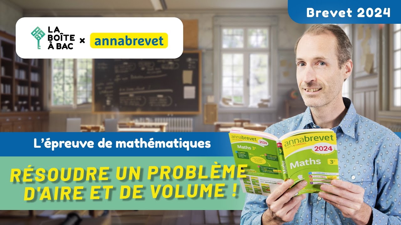 Résoudre un problème d'aire et de volume ! Brevet de Maths 2026 avec ...