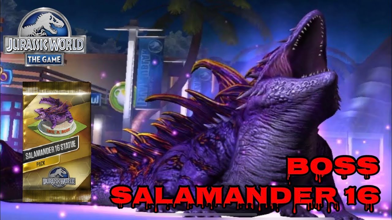 Jurassic World The Game EP.912 : ล่าบอส SALAMANDER 16 กัน - YouTube