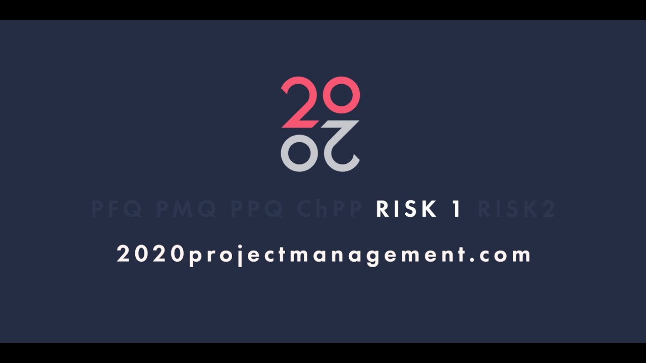 APM Project Management Training RISK 1 overview from 20/20 Project ...