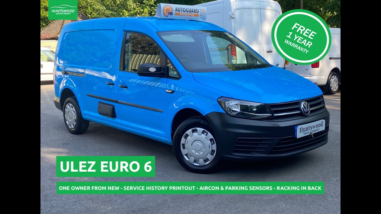 2016 66 VW CADDY 2.0L DIESEL BLUE MAXI LWB - 57K MILES - AIRCON - ULEZ ...
