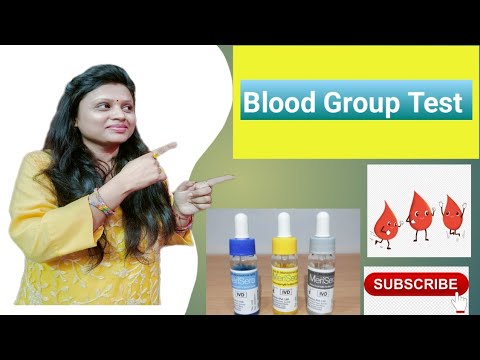 Blood Group Test + Procedure for Determination of Blood Group - YouTube