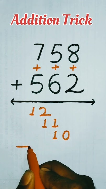 Addition Hack | Maths Hack | Trending Shorts #shorts #youtubeshorts #youtube #shortvideo - YouTube