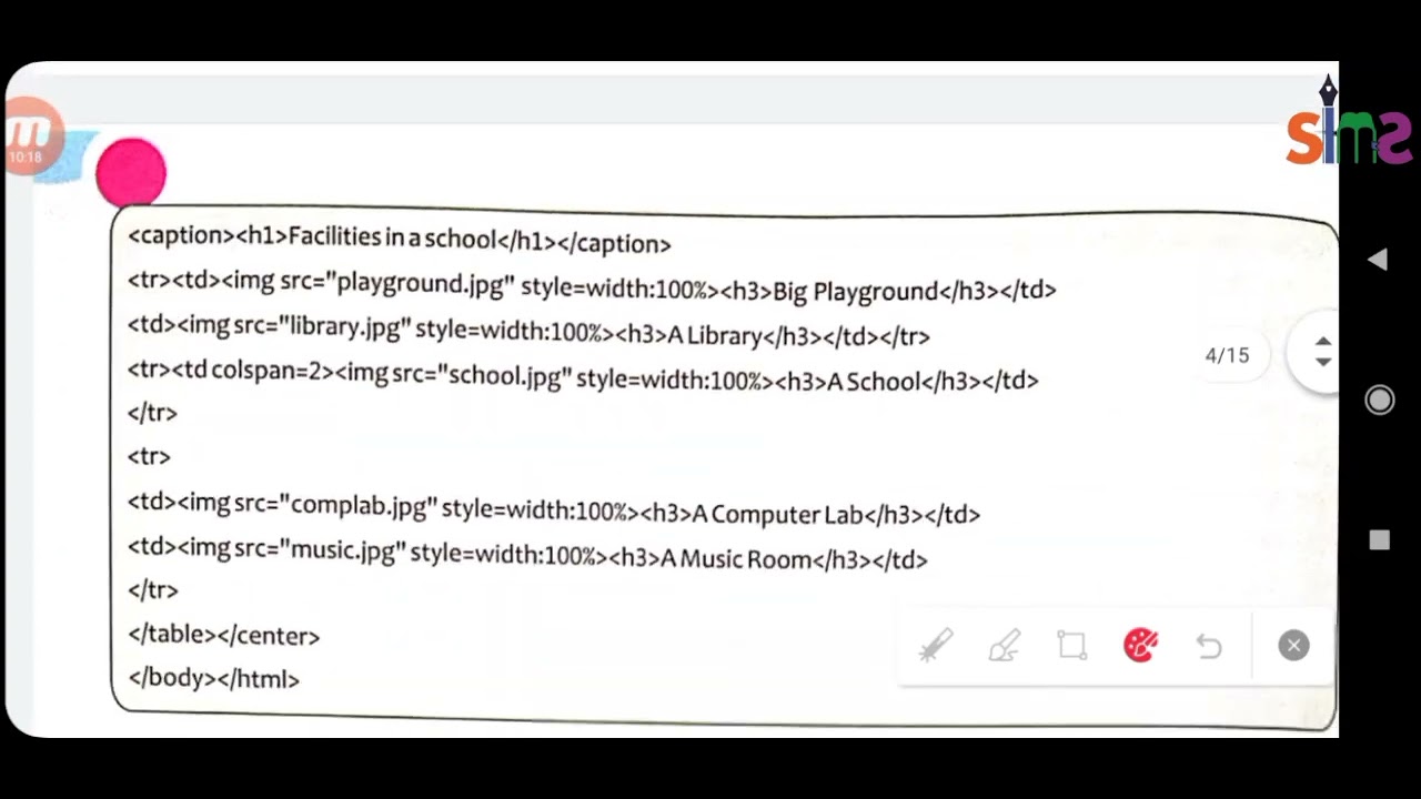 Explanation of Chapter 10 || HTML5 ||Cyber Beans || Class 8 || By ...