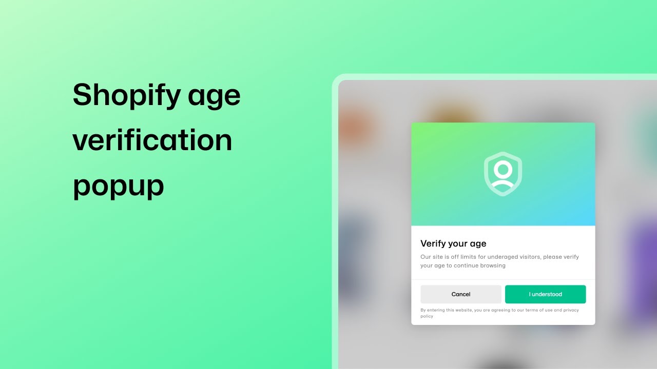 Age verification popup for your Shopify store to prevent under age ...