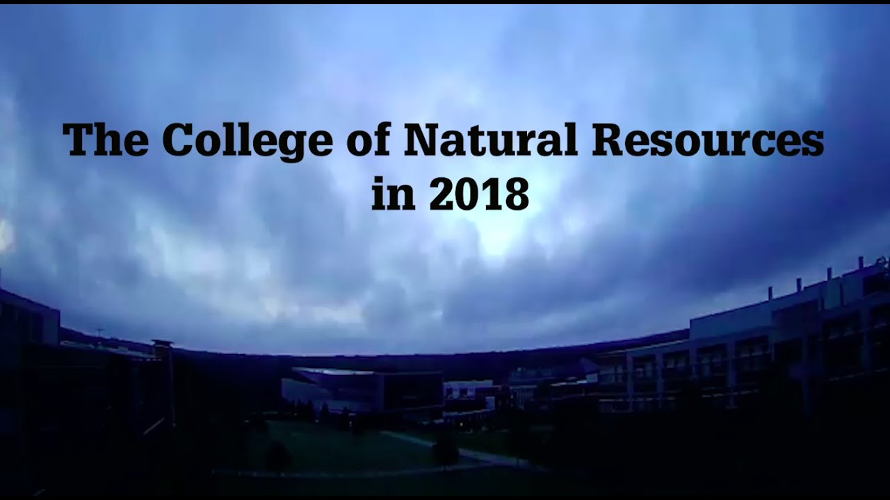 Looking Back at the College of Natural Resources in 2018 - YouTube