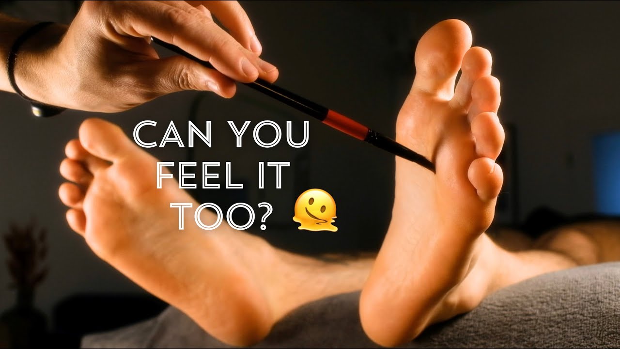 Feet & Toes ASMR Senses Massage | Feet ASMR Tingles | NO TALKING - YouTube