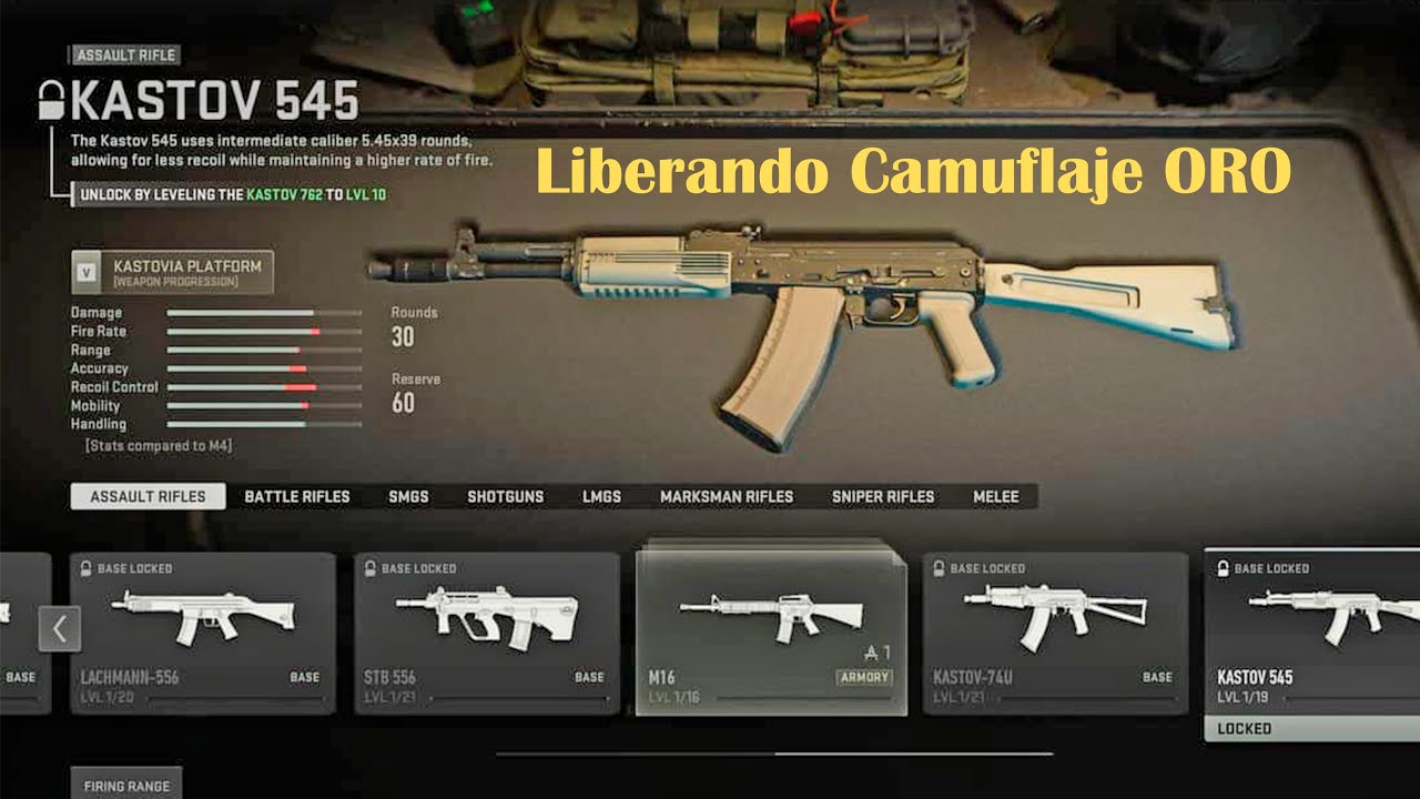 Primer Camuflaje ORO COD MW2 PC - YouTube