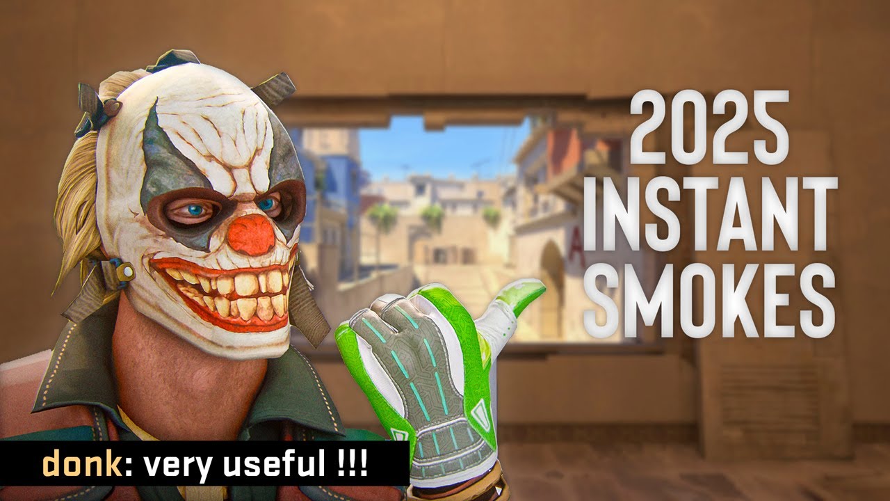 Learn the NEW Instant Smokes on Mirage in CS2 - YouTube