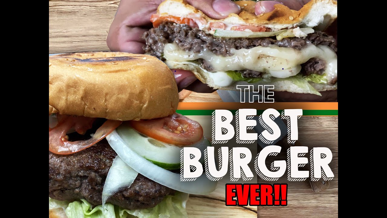 BURGER with Mozzarella Cheese | How to make a perfect burger | Special ...