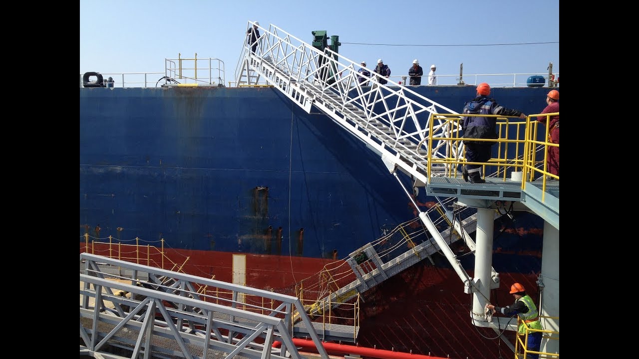Telescopic gangway Project photos Russion - YouTube