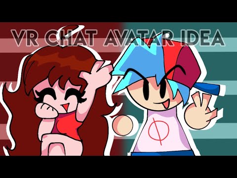 VR Chat Avatar Idea! BF and GF in the style of fnf Bambi! - YouTube