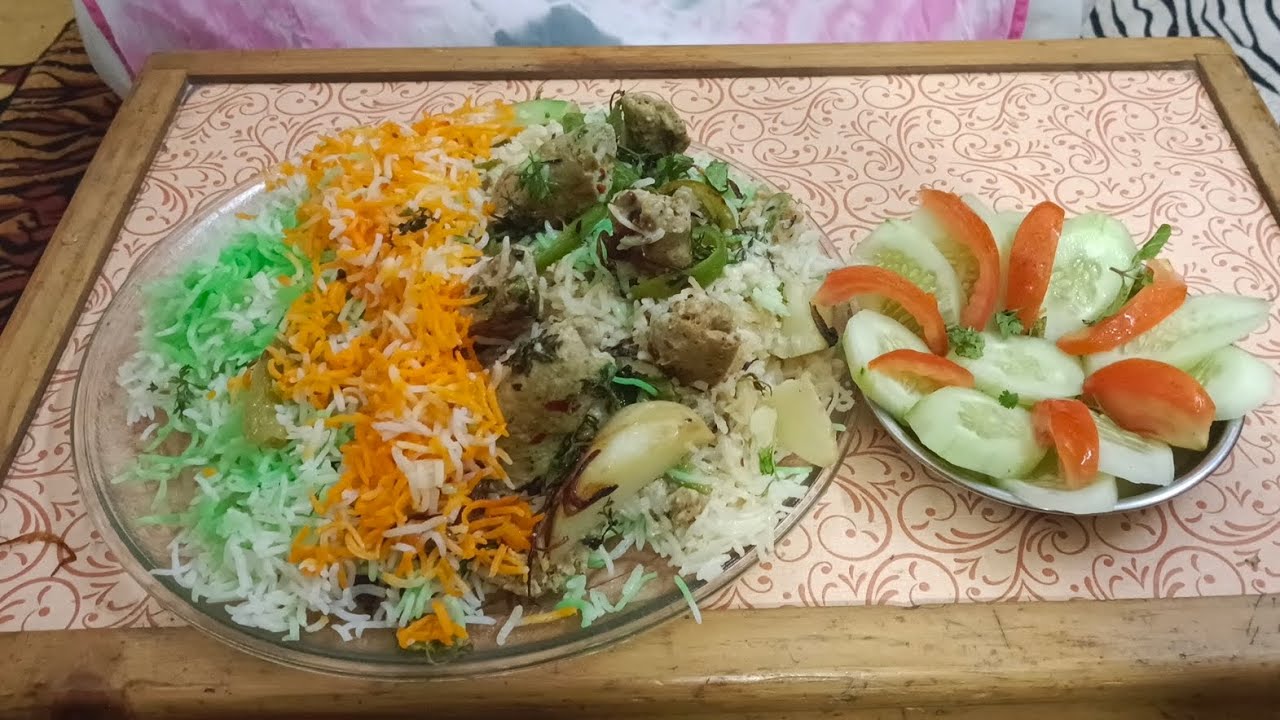 chicken malai Sikh biryani homemade easy recipe - YouTube
