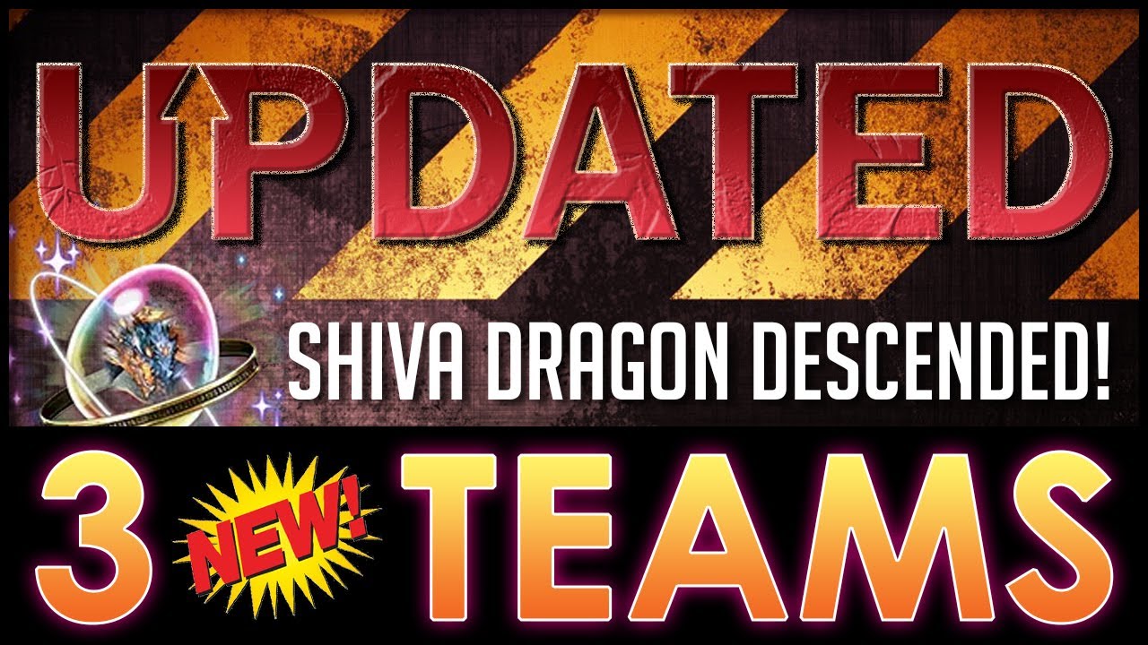 Puzzle & Dragons - UPDATED : Shiva Dragon Descended! - 3 BUILDS [ NEW ...