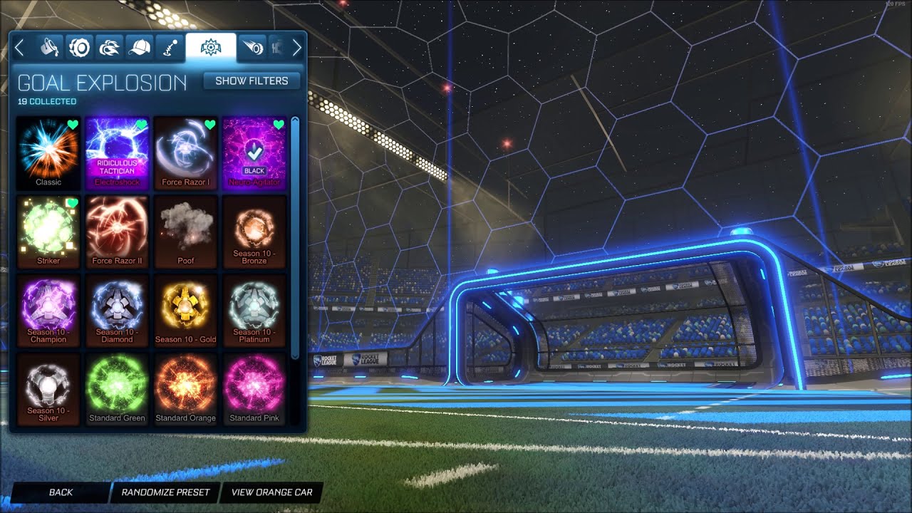 BLACK NEURO-AGITATOR GOAL EXPLOSION | Rocket League - YouTube