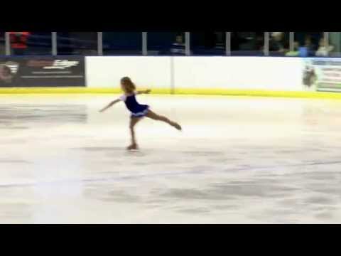 5 year old Maya Figure Skating Basic 4 Won 1st Place