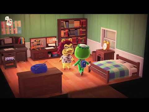 Animal Crossing New Horizons House Tour Mott Villager - YouTube