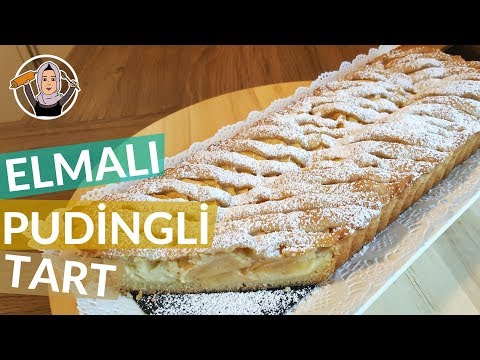 Elmalı Pudingli Tart Tarifi | Ağızda dağılan nefis lezzet | Hatice Mazı ile Yemek Tarifleri