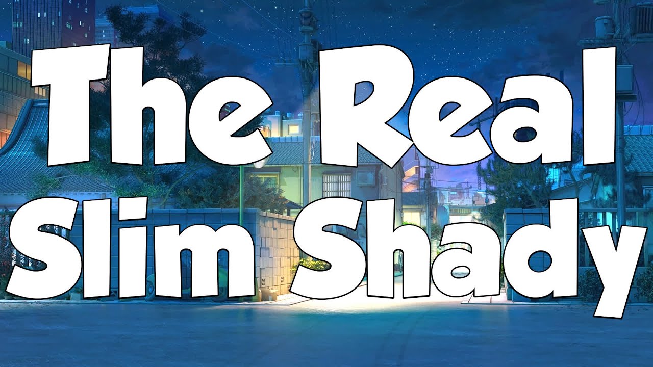 The Real Slim Shady - Eminem (Lyrics) ( MIX LYRICS ) - YouTube