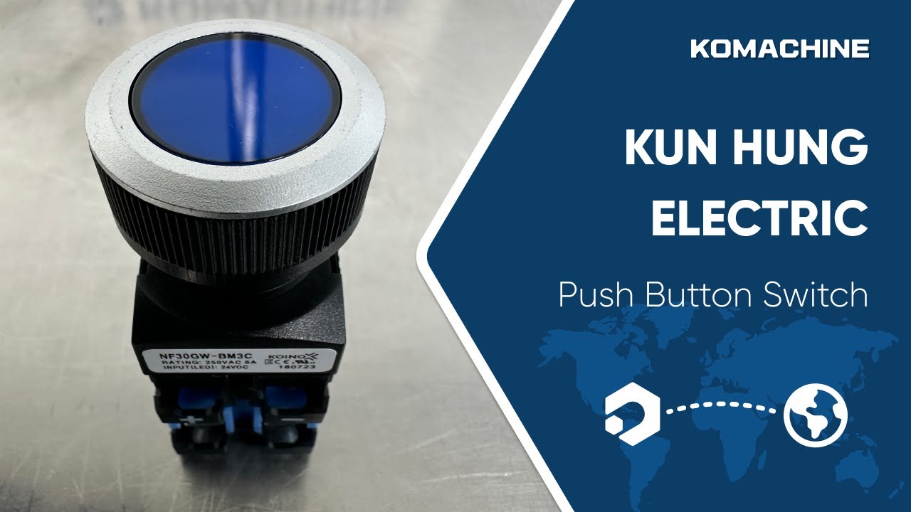 KUN HUNG ELECTRIC / KOINO Push Button Switch (KH-NF30GW-B-M-3C-B-11 ...