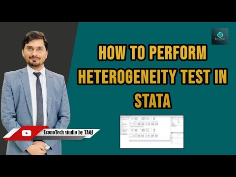 How to perform heterogeneity test in stata - YouTube