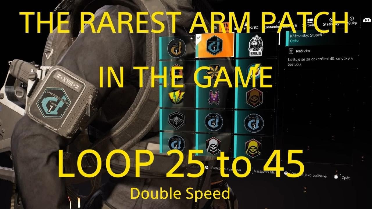 The Division 2_THE RAREST ARM PATCH IN THE GAME - YouTube
