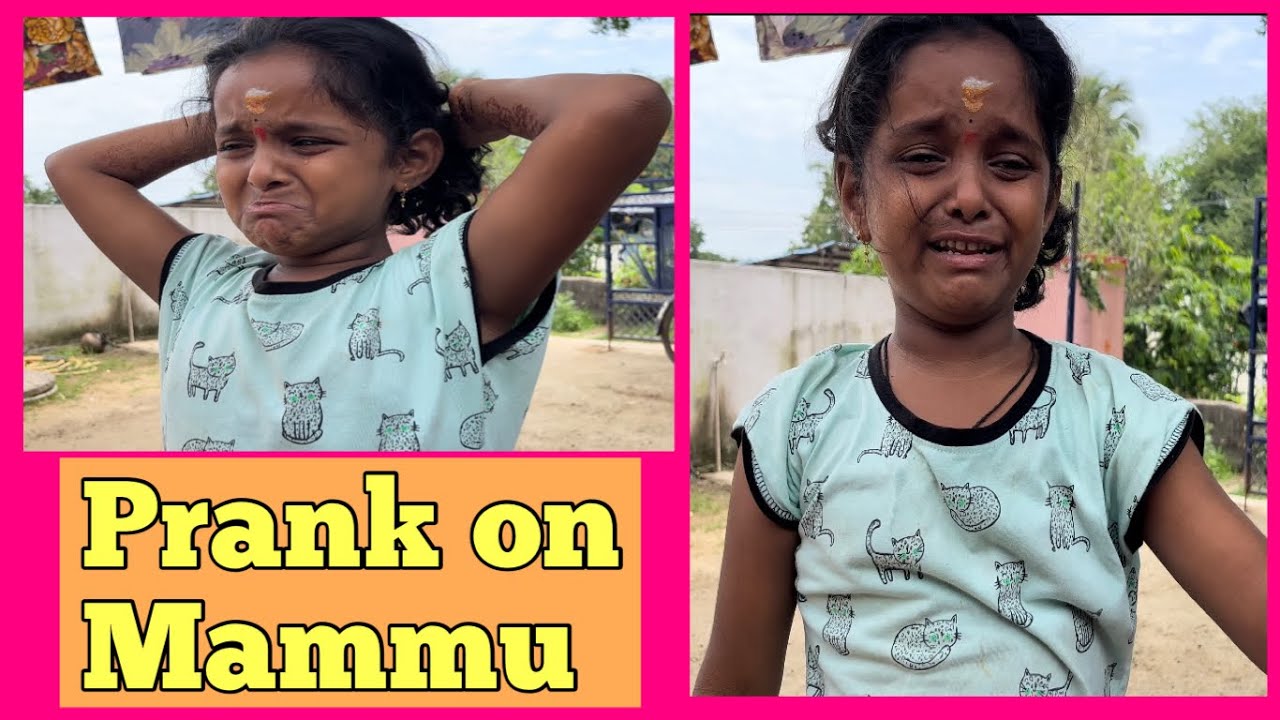 మమ్ము ఏడిచింది😭|Prank on Mammu #prank #shorts #comedy #funny Wondering ...