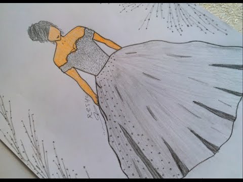 elbise çizimi🎨Reşyt Ali🎨#20