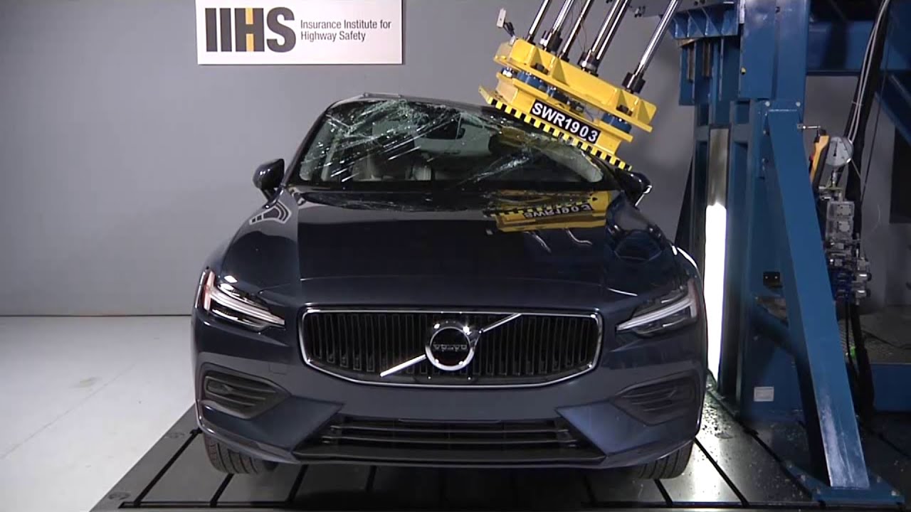 2019 Volvo S60 roof strength test - YouTube