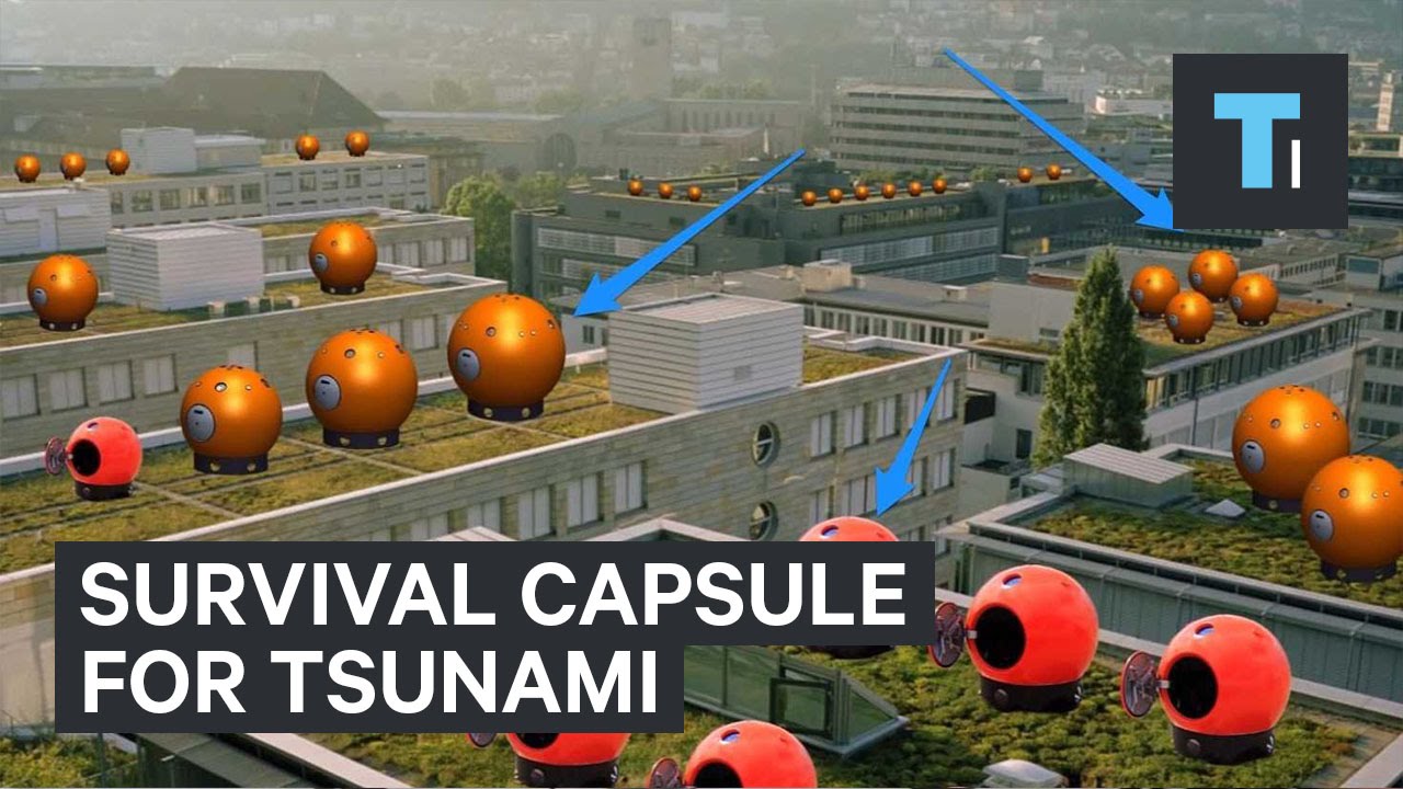 'Survival Capsule' for tsunami - YouTube