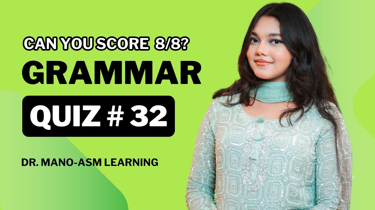 Master Your English Grammar With Quizzes. (Basic). - YouTube