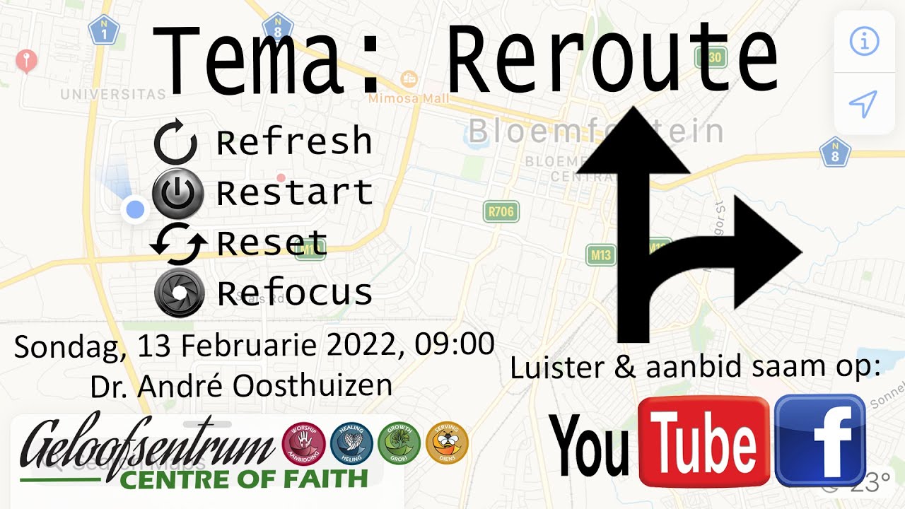Refresh, restart, reset, refocus, reroute #3 - YouTube