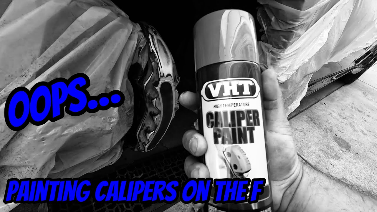 How To Paint Brake Calipers On a Lexus ISF | On Car | - YouTube