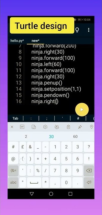 how to write python turtle design code| Beautiful design using python ...