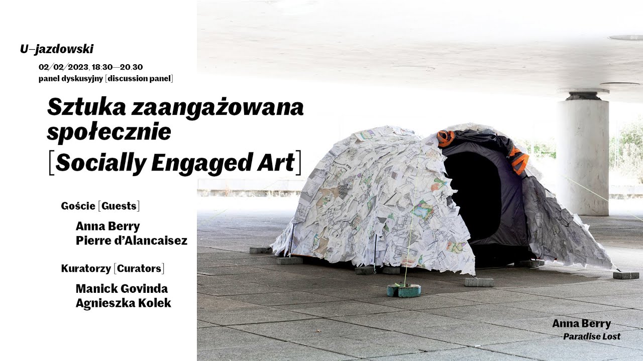 Socially engaged art - discussion part of the series Culture Tensions ...
