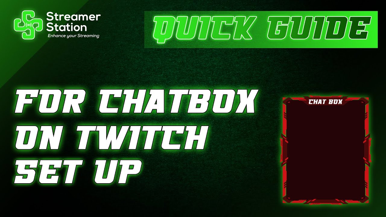 How to Add a Chatbox on Twitch: |STEP BY STEP TUTORIAL| - YouTube
