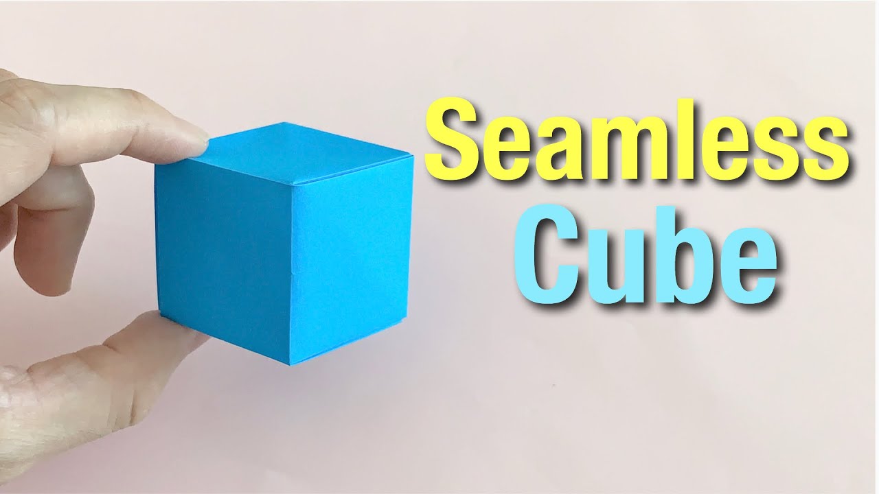 Origami Seamless Cube Easy - YouTube