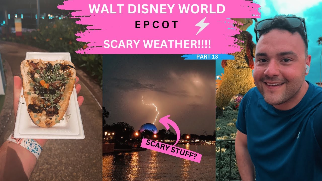 SCARY WEATHER IN EPCOT | Flower & Garden Festival 2023 | WALT DISNEY ...