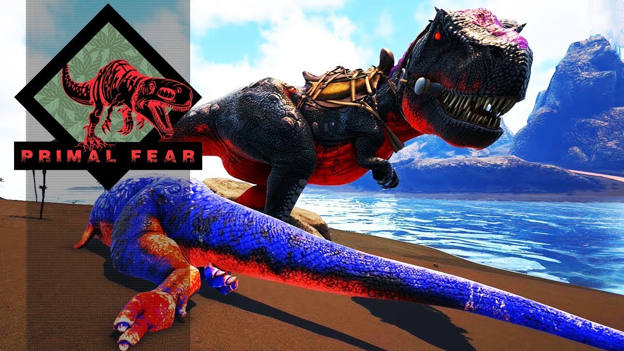 Ark Primal Fear EP20 - Devastando Tudo Com O Apex Rex! - YouTube