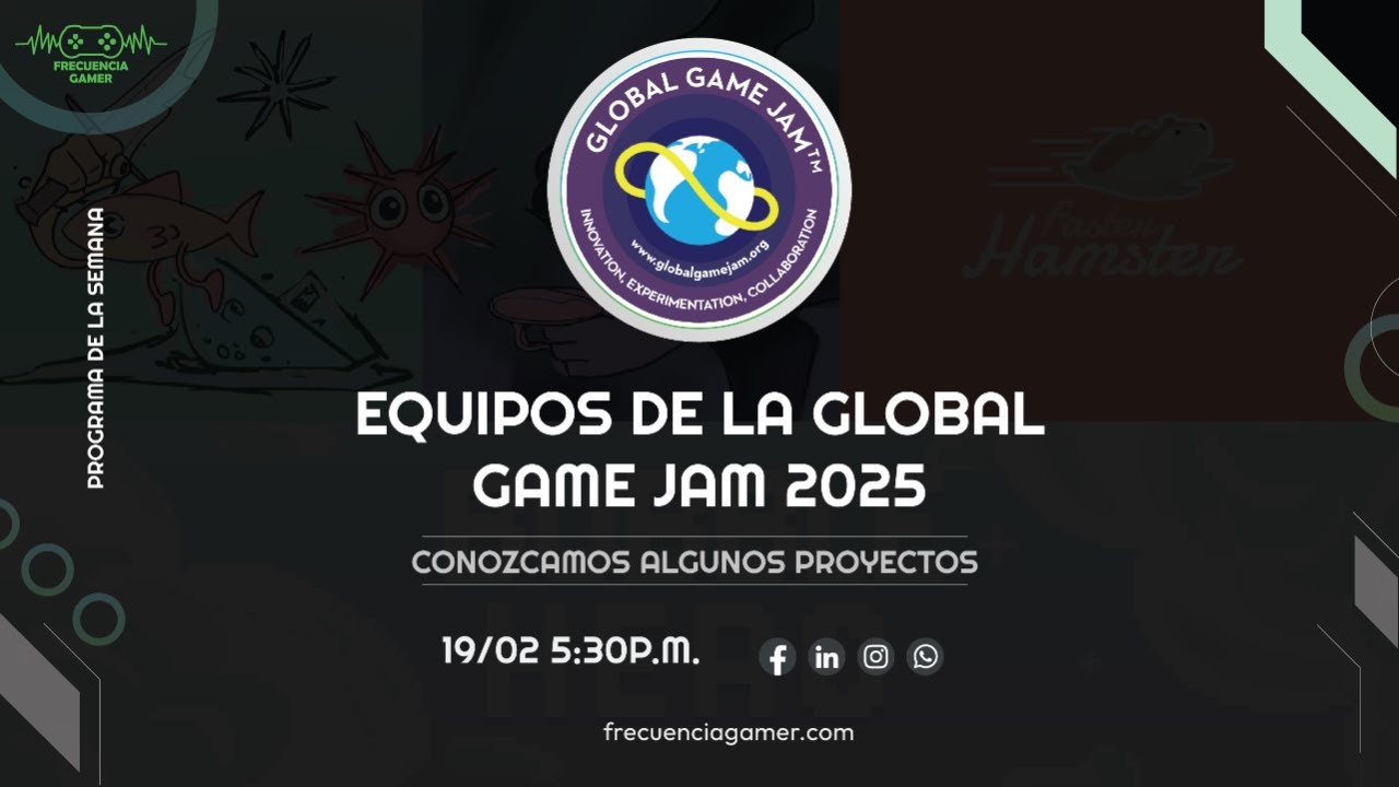 Creatividad en 48 horas: Equipos de la Global Game Jam 2025 - YouTube