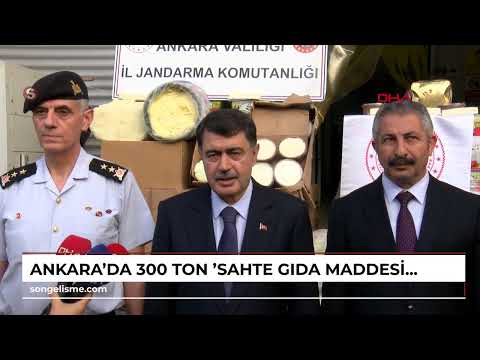 ANKARA'da 300 ton 'sahte gıda maddesi' ele geçirildi (VİDEO EKLENDİ)