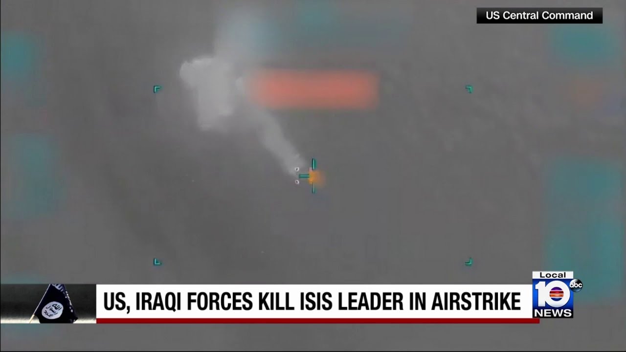 US, Iraqi forces kill ISIS leader in airstrike - YouTube