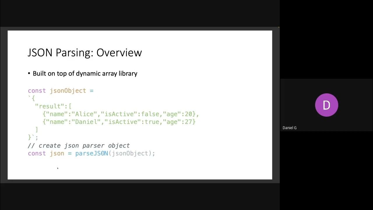 Dynamic Arrays and JSON parsing in SnarkyJS (Mina Protocol) - YouTube
