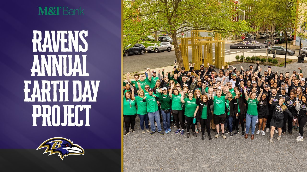 Ravens’ Annual Earth Day Project | Baltimore Ravens - YouTube