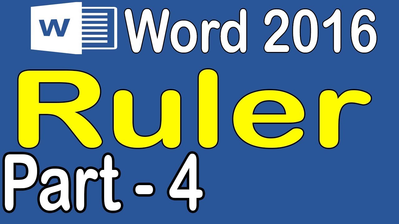 Ruler In MS Word 2016 Tutorial In Hindi Urdu Part 4 YouTube ruler-in-ms-word-2016-tutorial-in-hindi-urdu-part-4-youtube