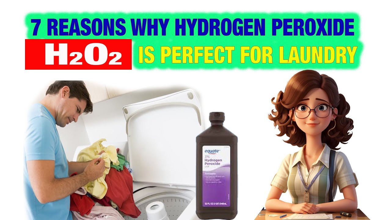 7 Reasons Why Hydrogen Peroxide is Perfect for Laundry - YouTube