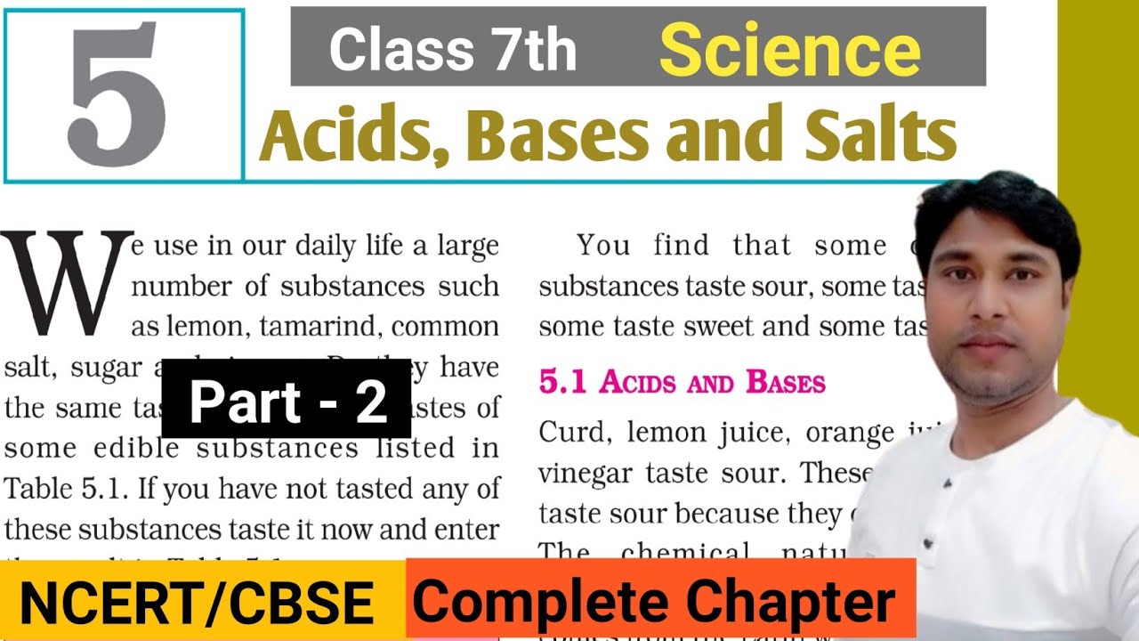 Acids Bases and Salts Class 7th Science Chapter 5 | NCERT | part -2 ...