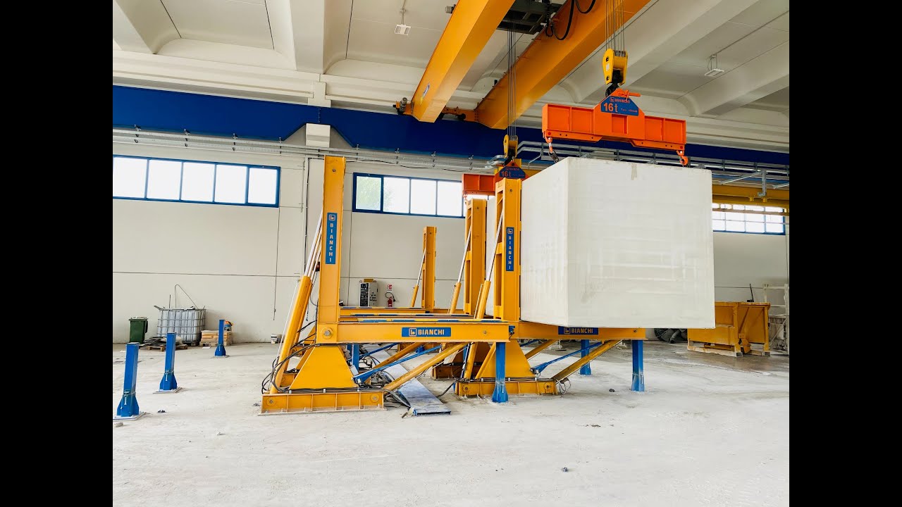 TURNING DEVICE FOR PREFABRICATED REINFORCED CONCRETE ELEMENTS - YouTube