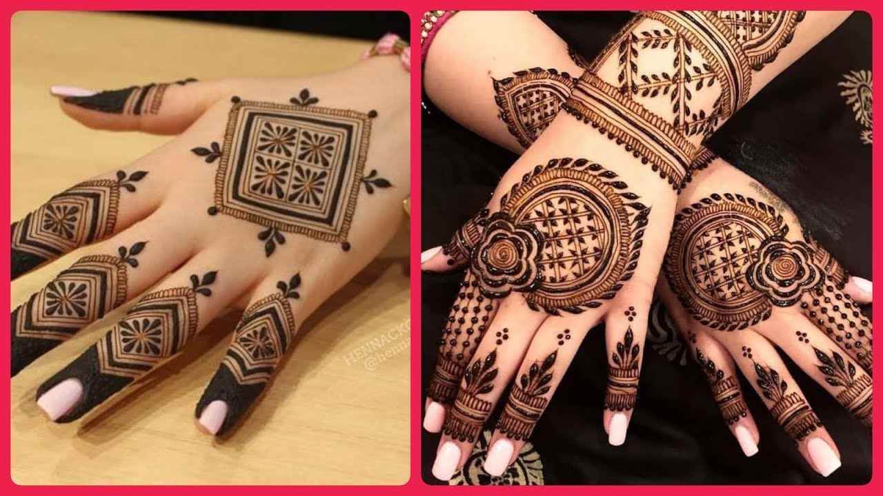 Top Most Famous Awesome & Attractive Back Hand Mehndi Design Collection ...