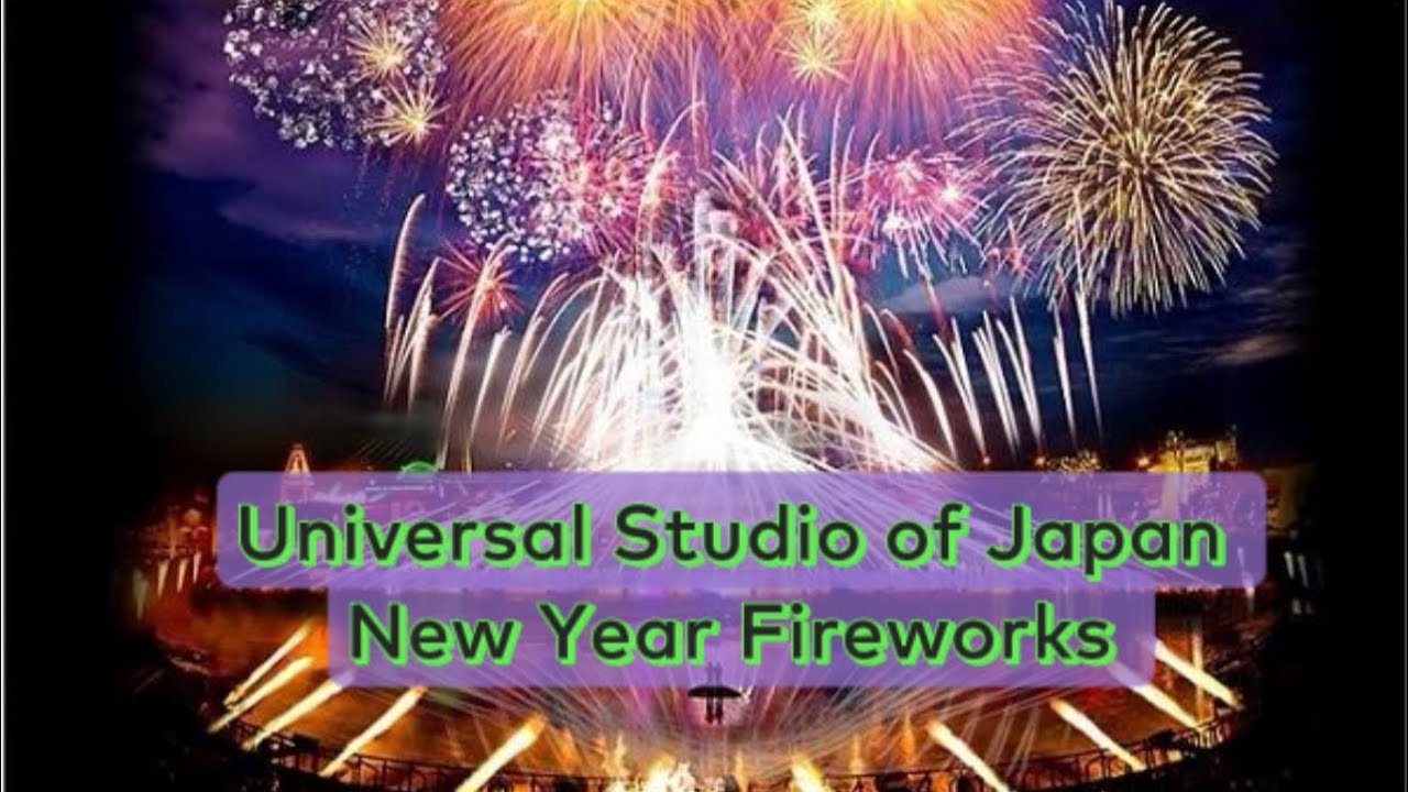 Universal studio of Japan l USJ l New Year Fireworks 🎆 l 楽しいかった - YouTube