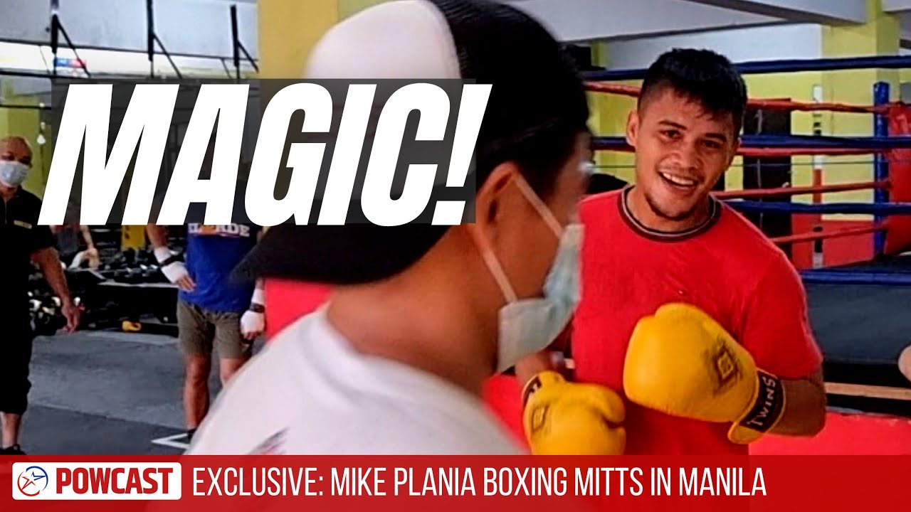 Exclusive! MIKE PLANIA's MAGICAL BOXING MITTS session in MANILA - YouTube